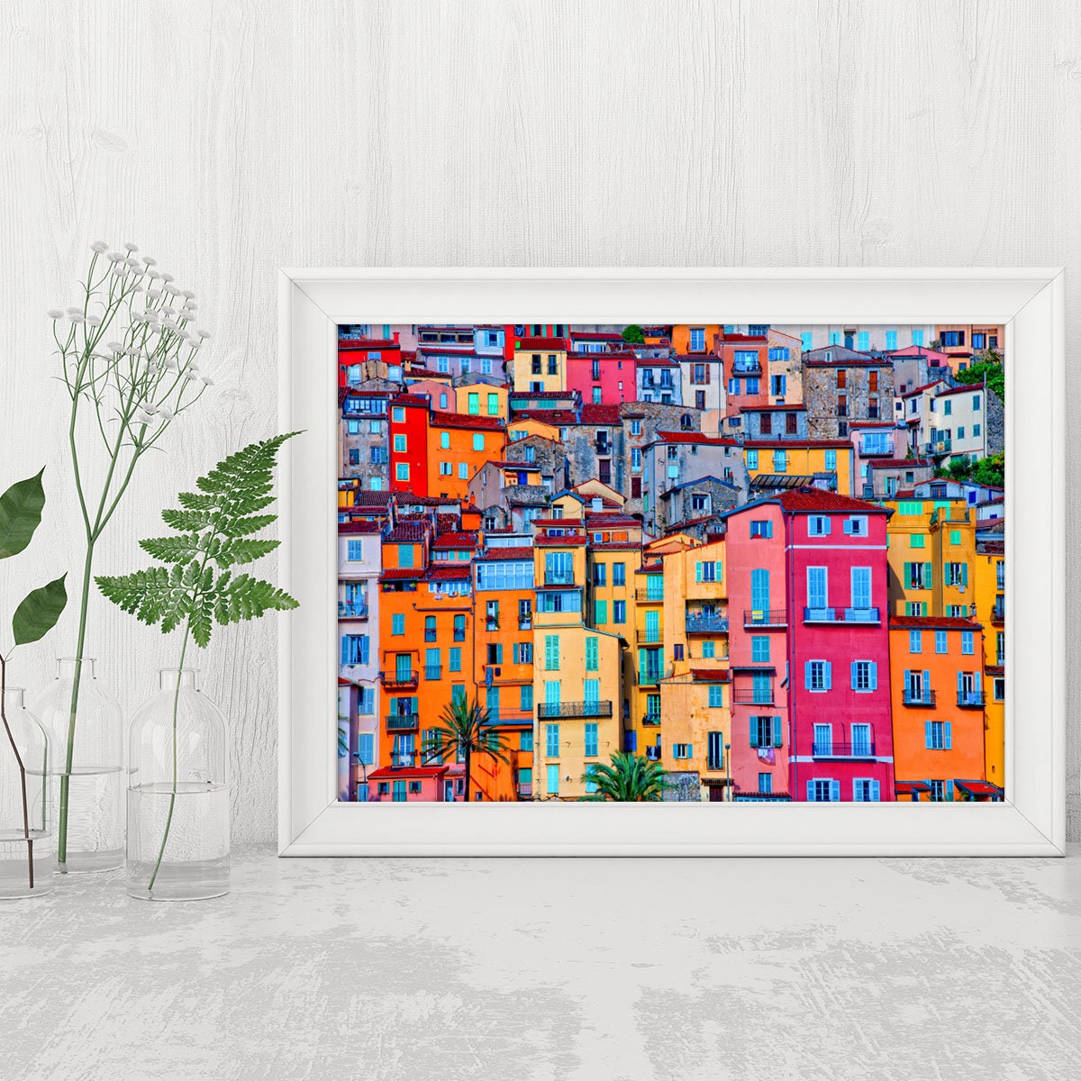 Colorful Houses, Colorful, Colorful Art, Houses, Wall Decor ...