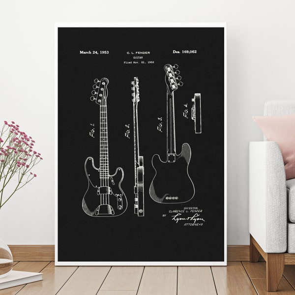 Vintage Fender Poster - Etsy