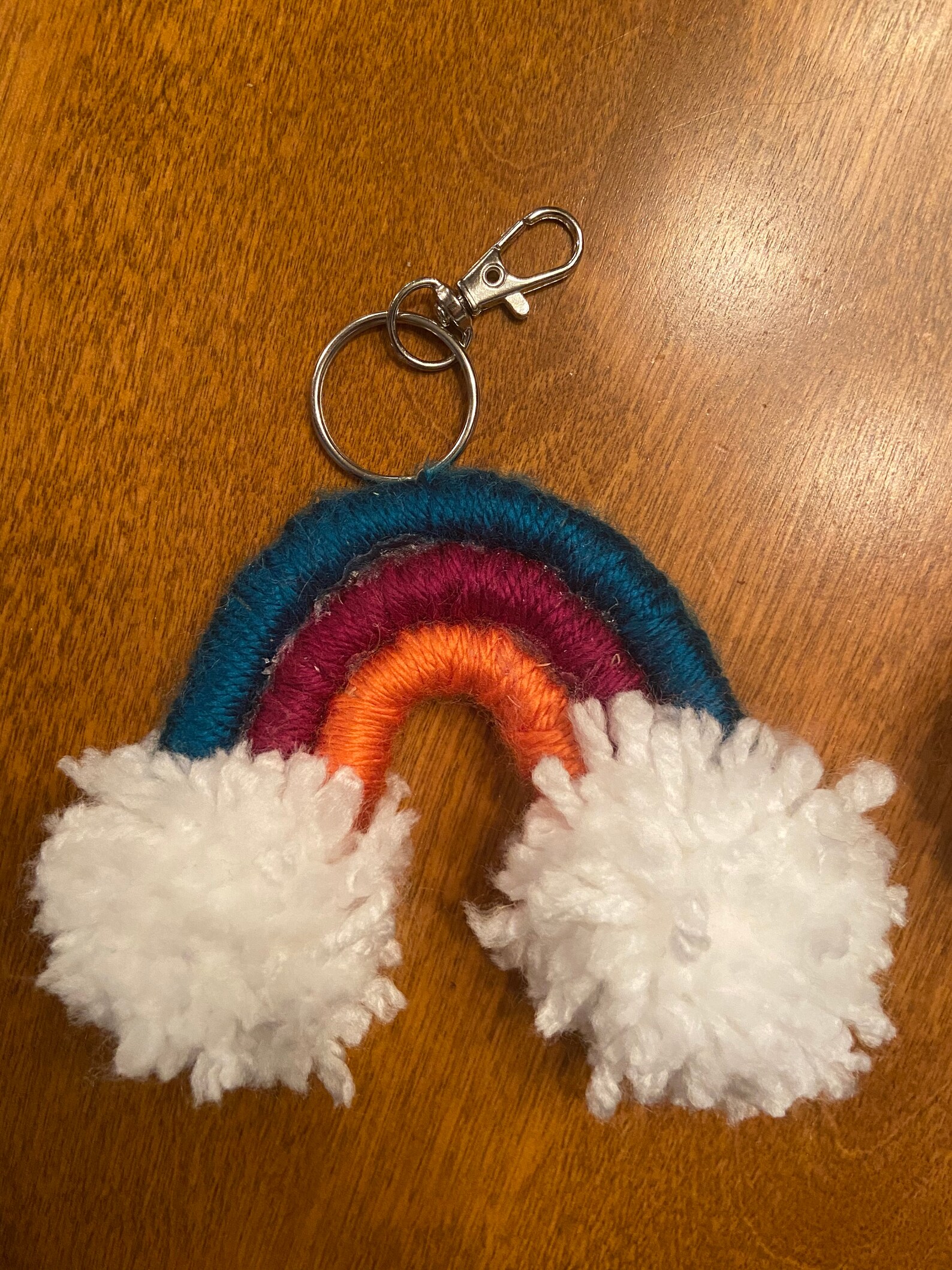 Pre-made Rainbow keychains | Etsy