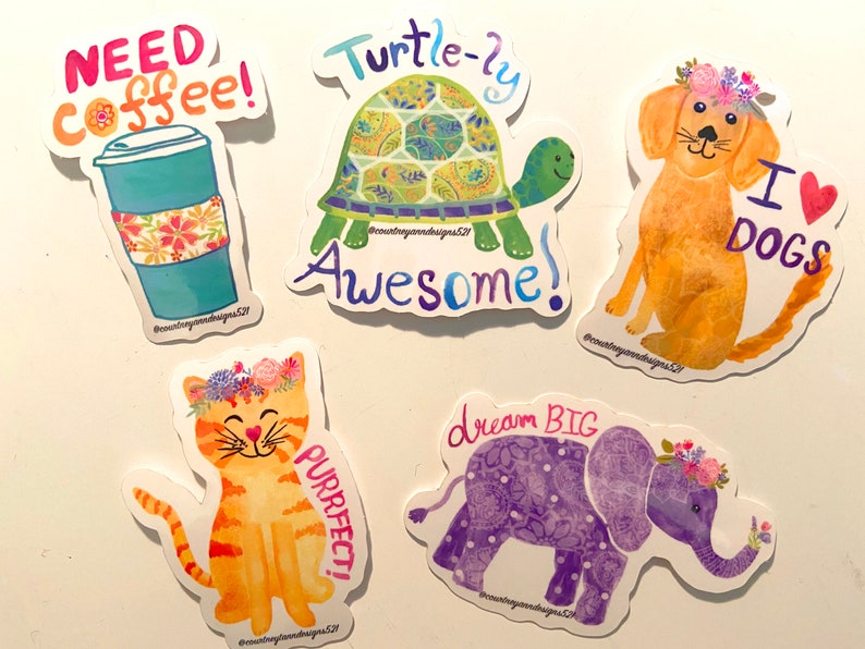 Stickers Designed by Me! - Etsy