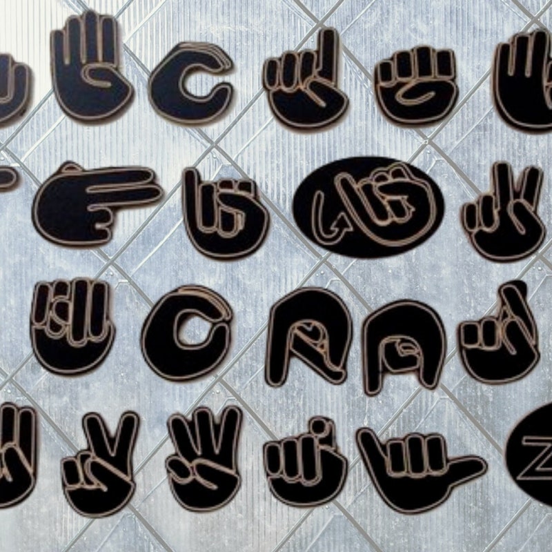 Alphabet Magnets - Etsy