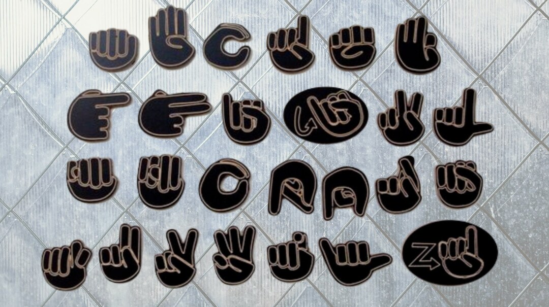Sign Language Alphabet Magnets! - Etsy