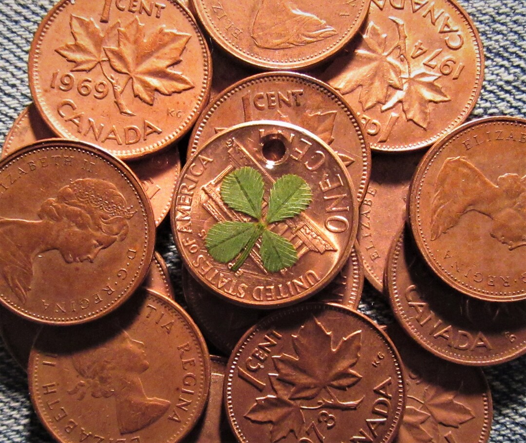 LINCOLN, LUCKY PENNY, Pendant Charm, American One Cent , Good Luck ...