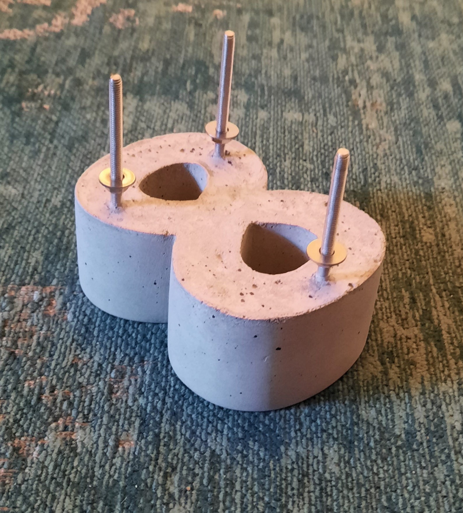 HOUSE NUMBER Made of CONCRETE 10 Cm Consolas Font Attractive Design - Etsy