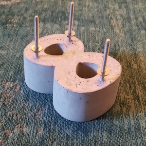 HOUSE NUMBER Made of CONCRETE 10 Cm Consolas Font Attractive Design - Etsy