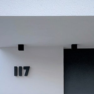 House Number Made of Concrete 19 Cm BAUHAUS 93 Many Colors Extravagant ...