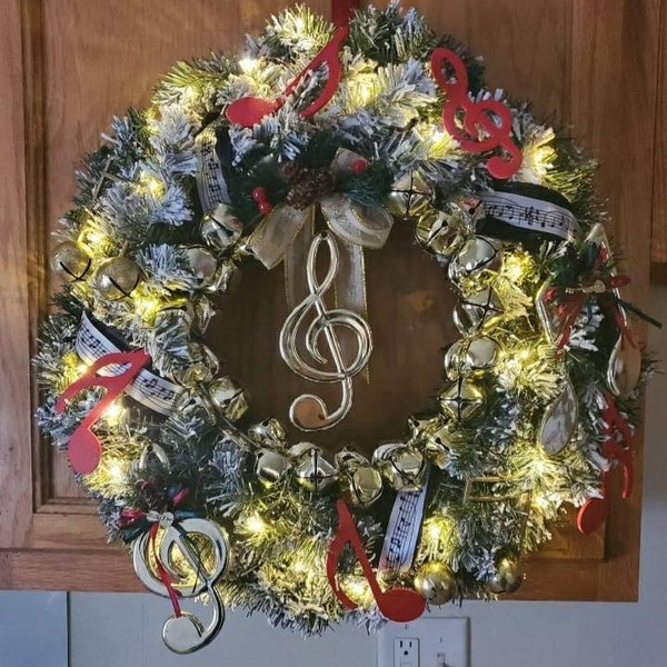 Music Wreath - Etsy