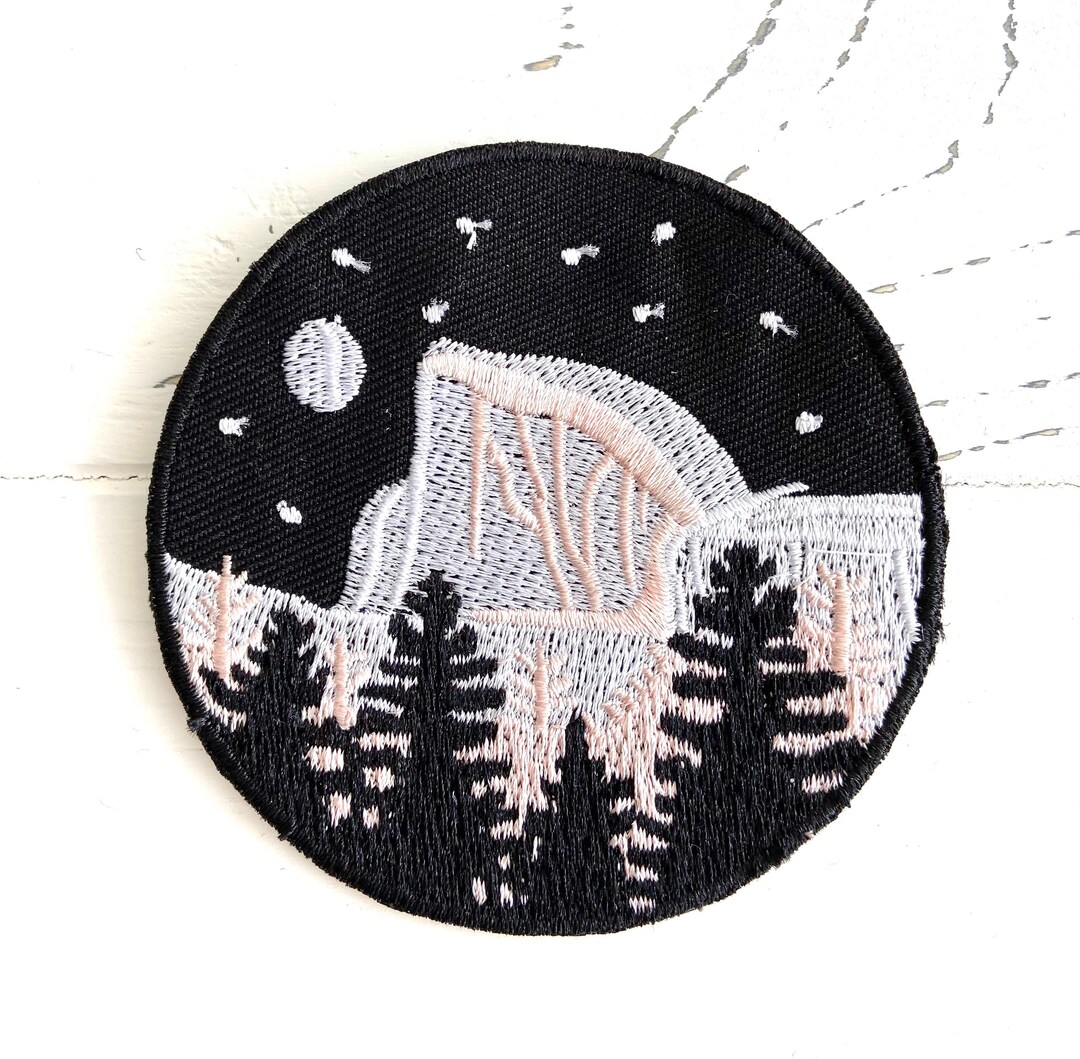 Mountains at Night, Application, Forests, Patch for Ironing or Sewing ...