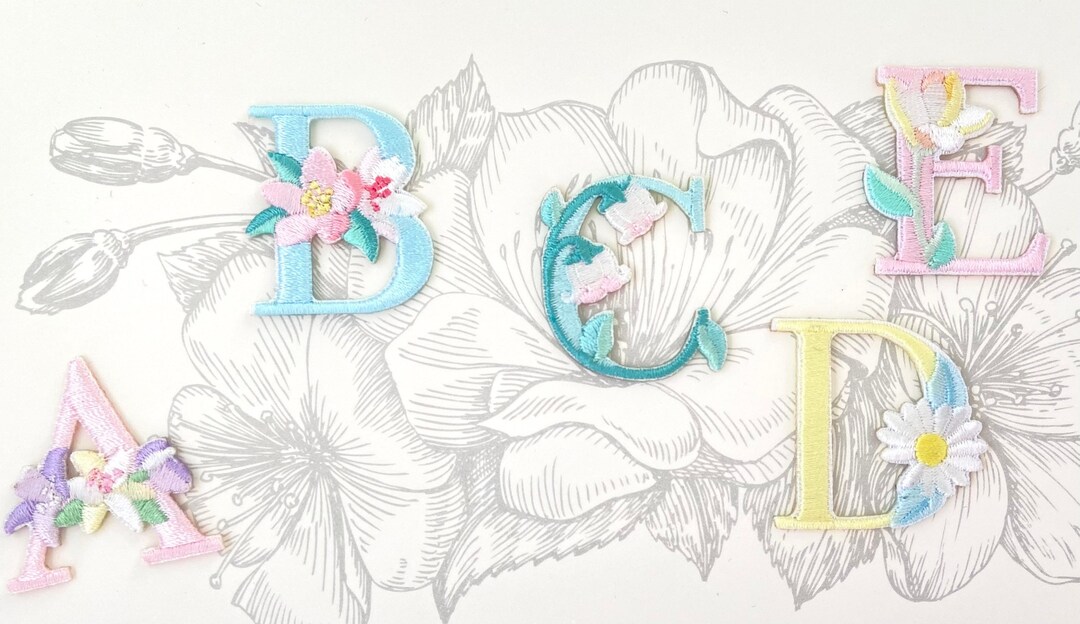 Letter, Initial for Ironing, Application, Ironing Image, Patch ...