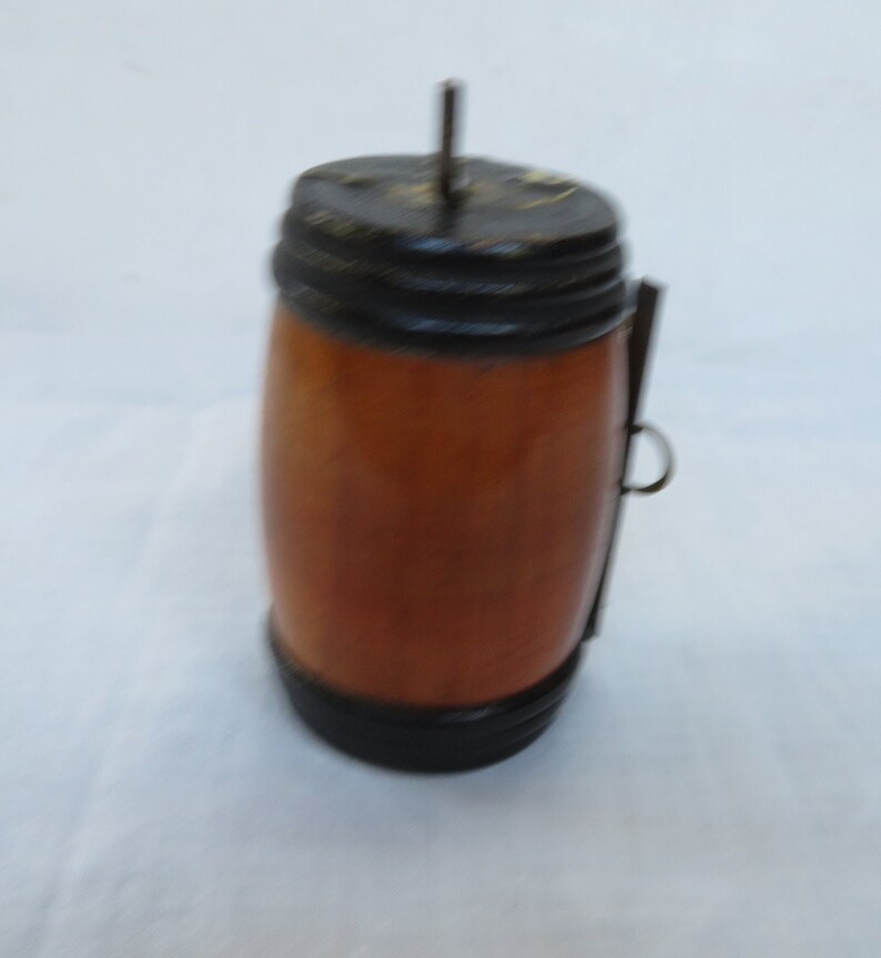 1886 Unusual Alphabet Children's Book on Linen Tape Rolled in Wooden ...