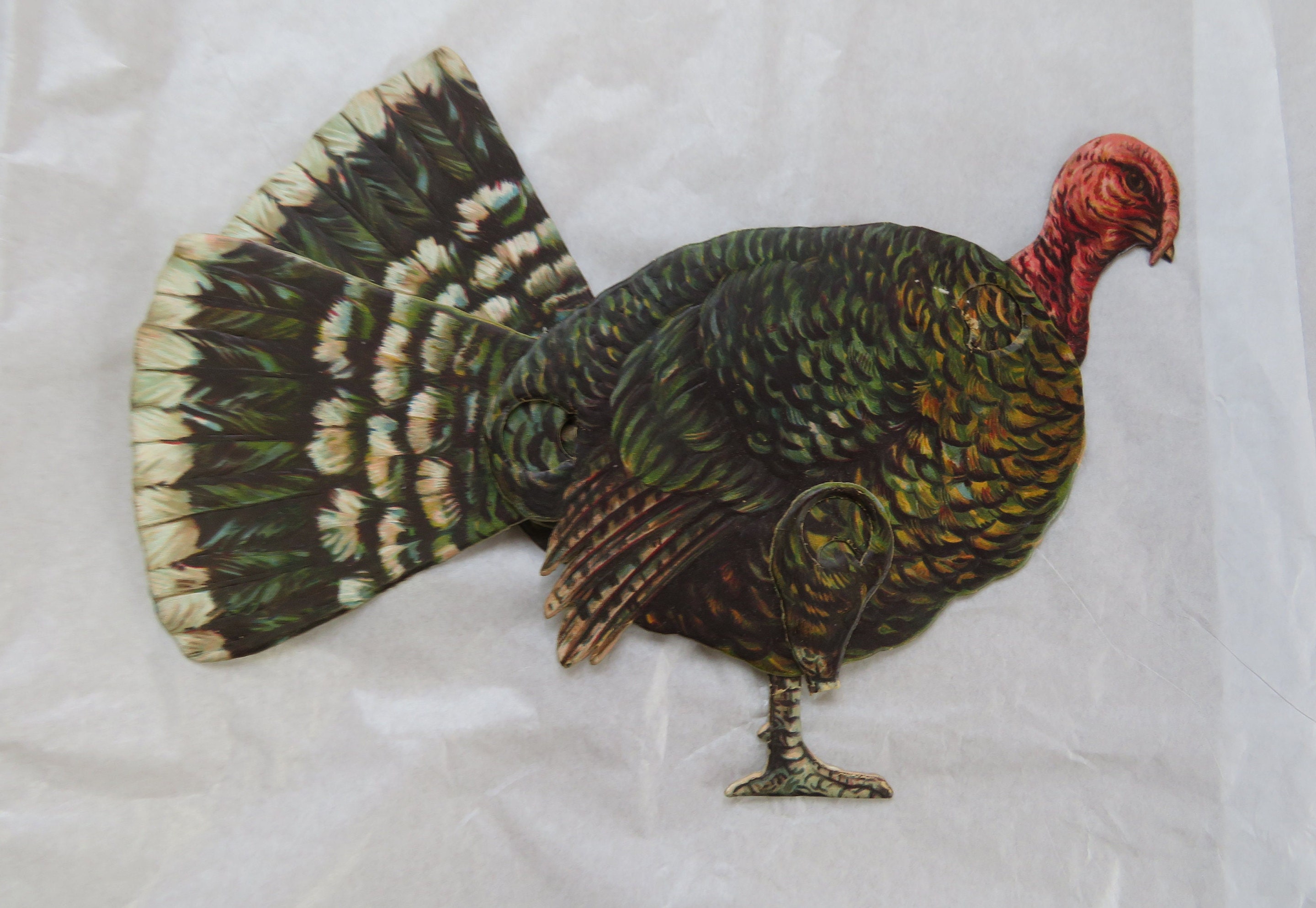 1900s Father TUCK'S Six Lithographed Carboard MECHANICAL BIRDS Series 7 ...