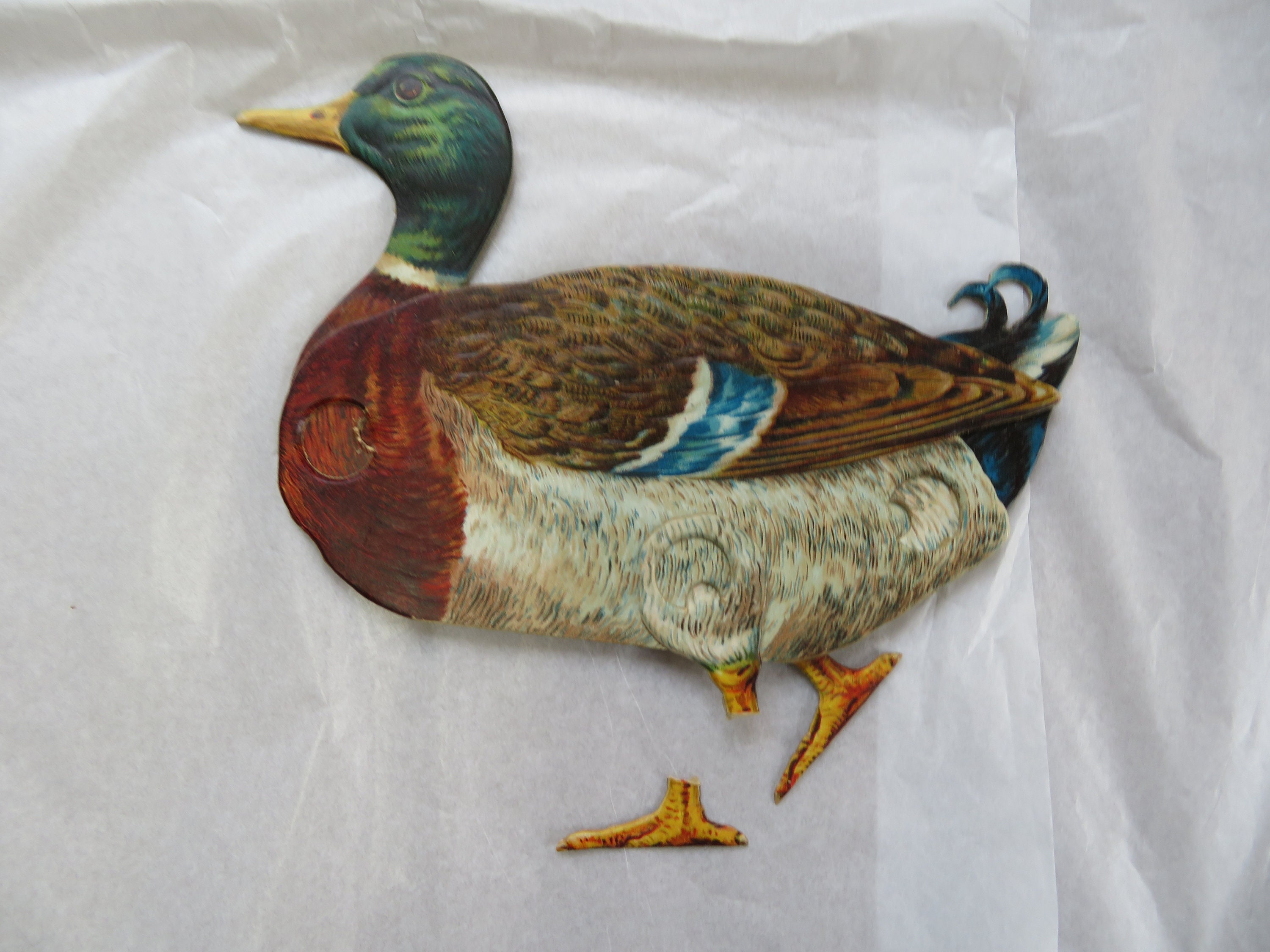 1900s Father TUCK'S Six Lithographed Carboard MECHANICAL BIRDS Series 7 ...