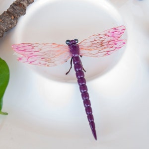 Realistic Dragonfly Figurine, Plant Desktop Decoration, Dragonfly ...