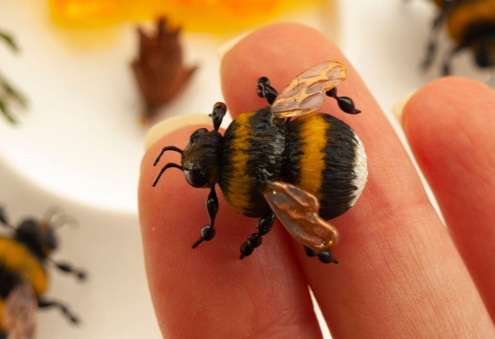 Realistic Bumble Bee Figurine Apiary Gift Collection - Etsy
