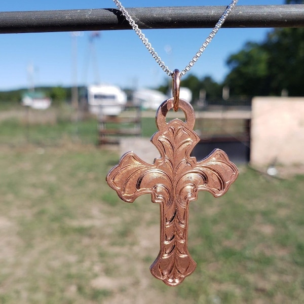 Copper Cross - Etsy