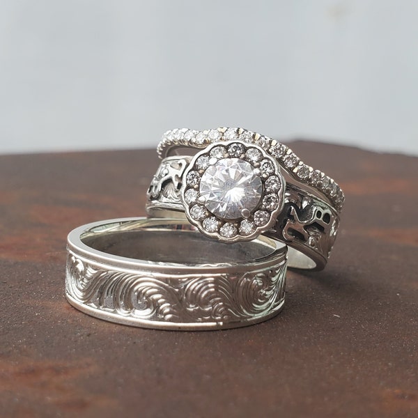 Western Women Wedding Ring - Etsy