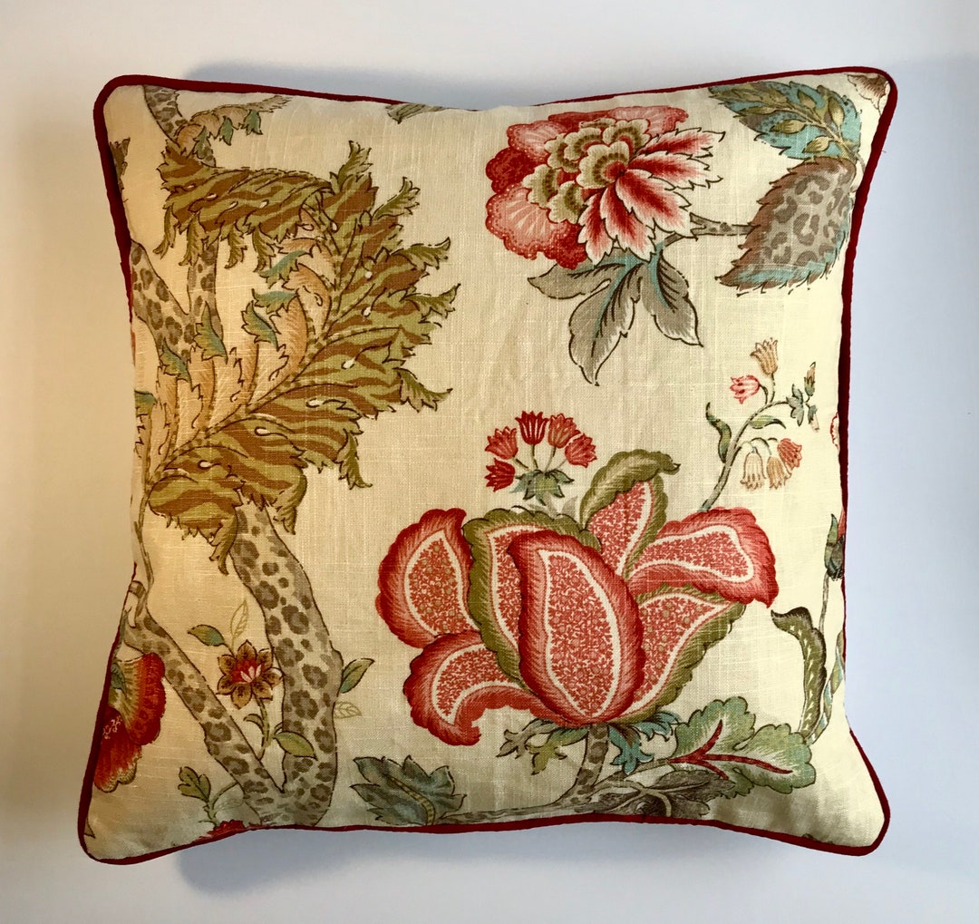 Malawi Khaki Linen Pillow Cover,made to Order. - Etsy