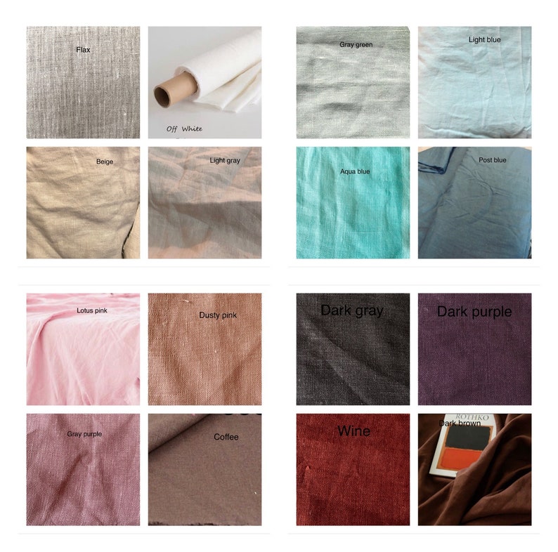 Linen Bedding Fabrics Samples. - Etsy
