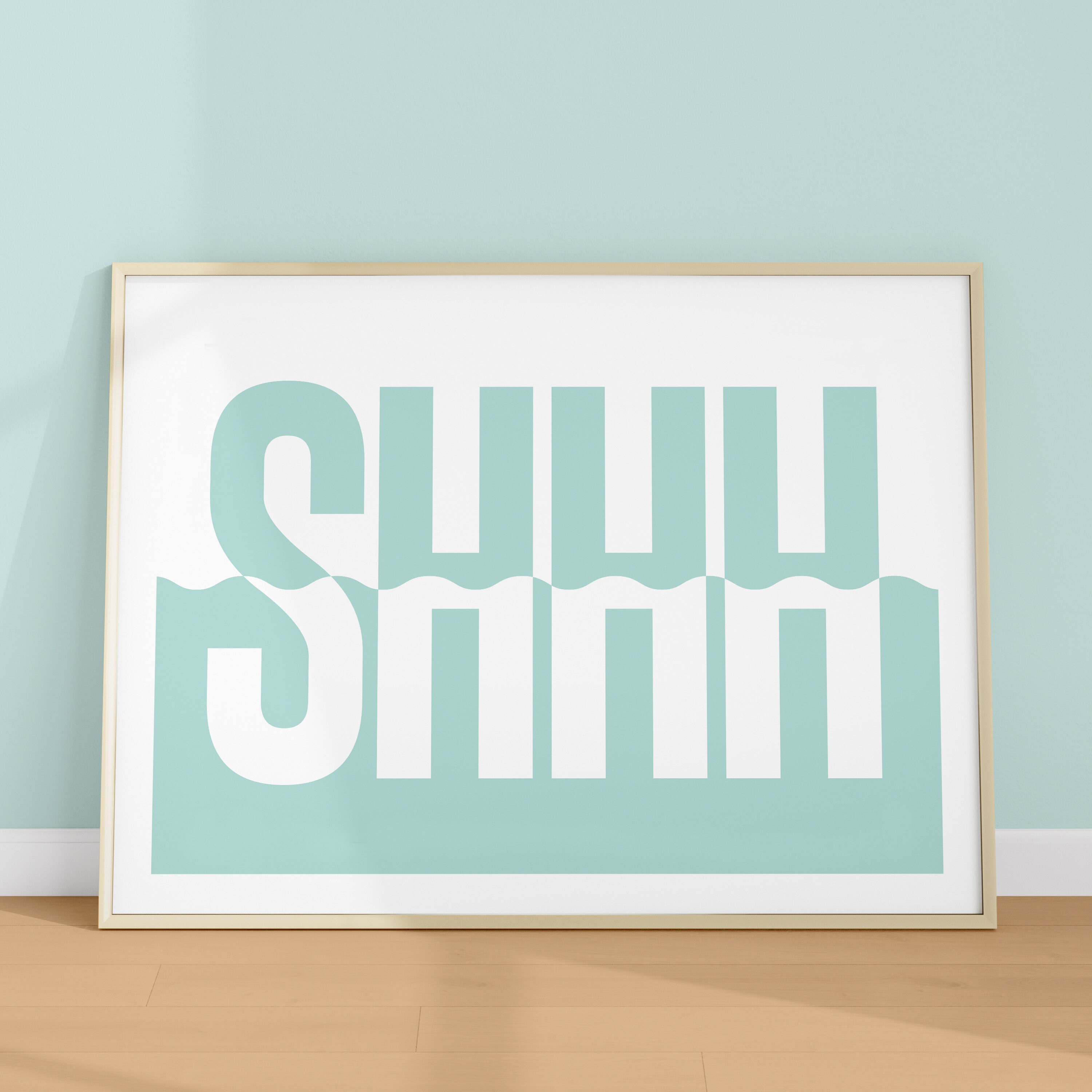 SHHH Quote Wall Art Unframed A6 A5 A4 A3 Home Decor - Etsy