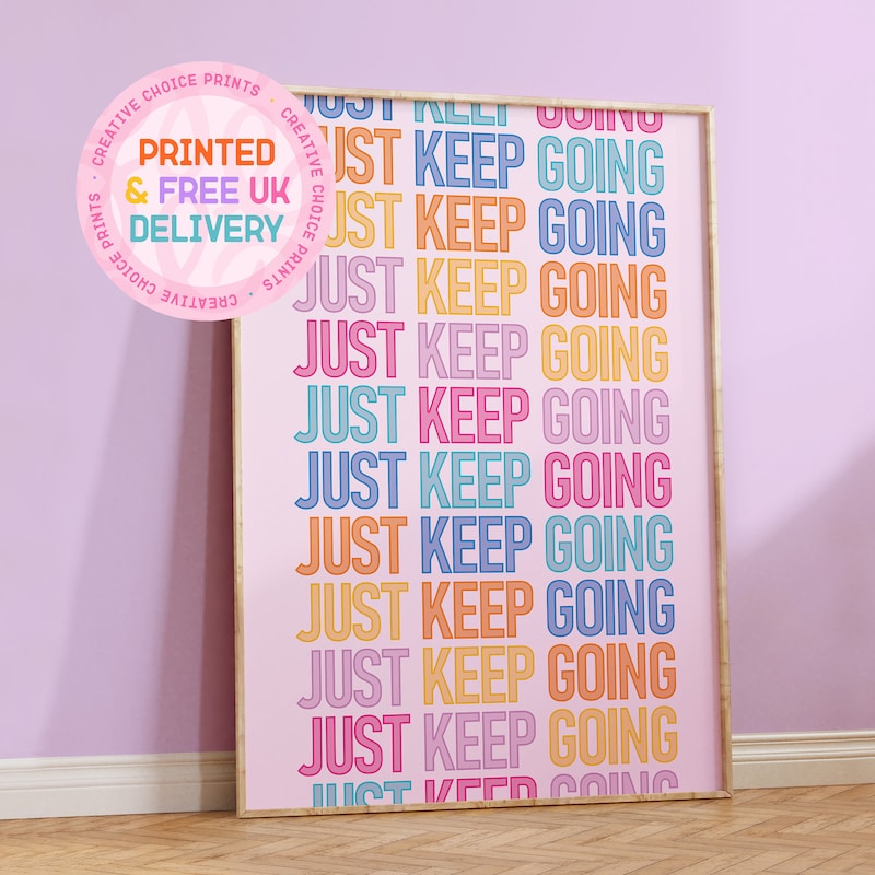 Keep Going - Etsy