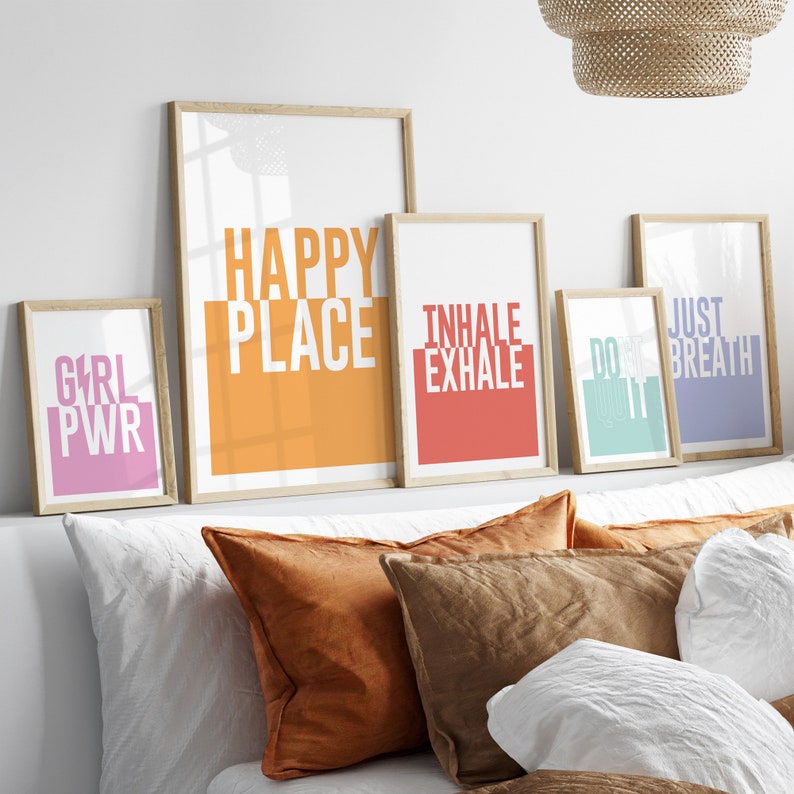 SHHH Quote Wall Art Unframed A6 A5 A4 A3 Home Decor - Etsy