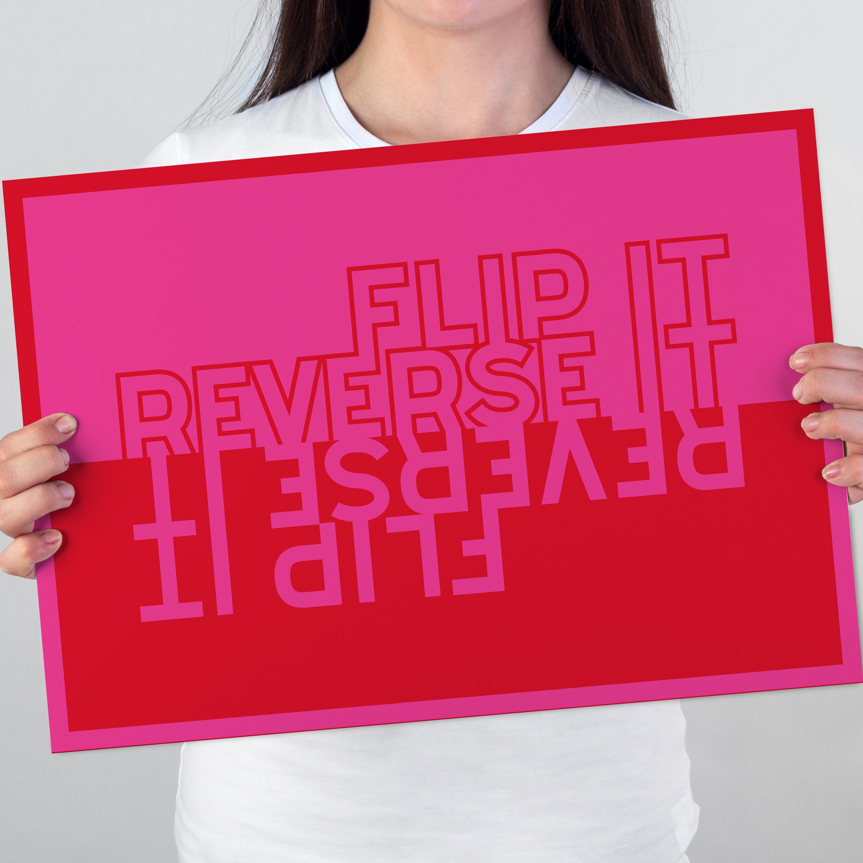 Flip It Reverse It Quotes Wall Art Unframed A3 A4 A5 A6 - Etsy