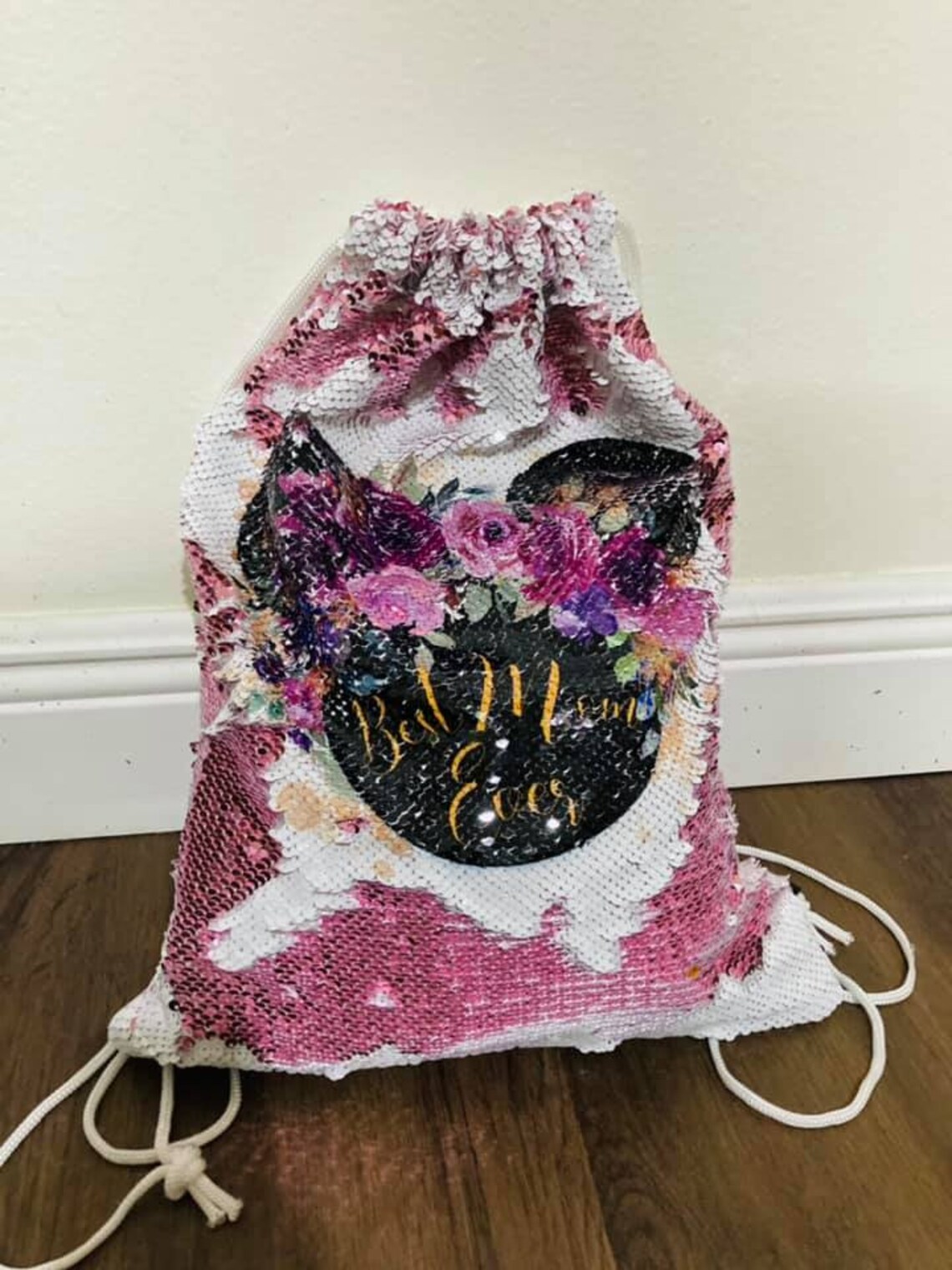 Sublimation Backpack Sublimation Sequins Drawstring Bag - Etsy