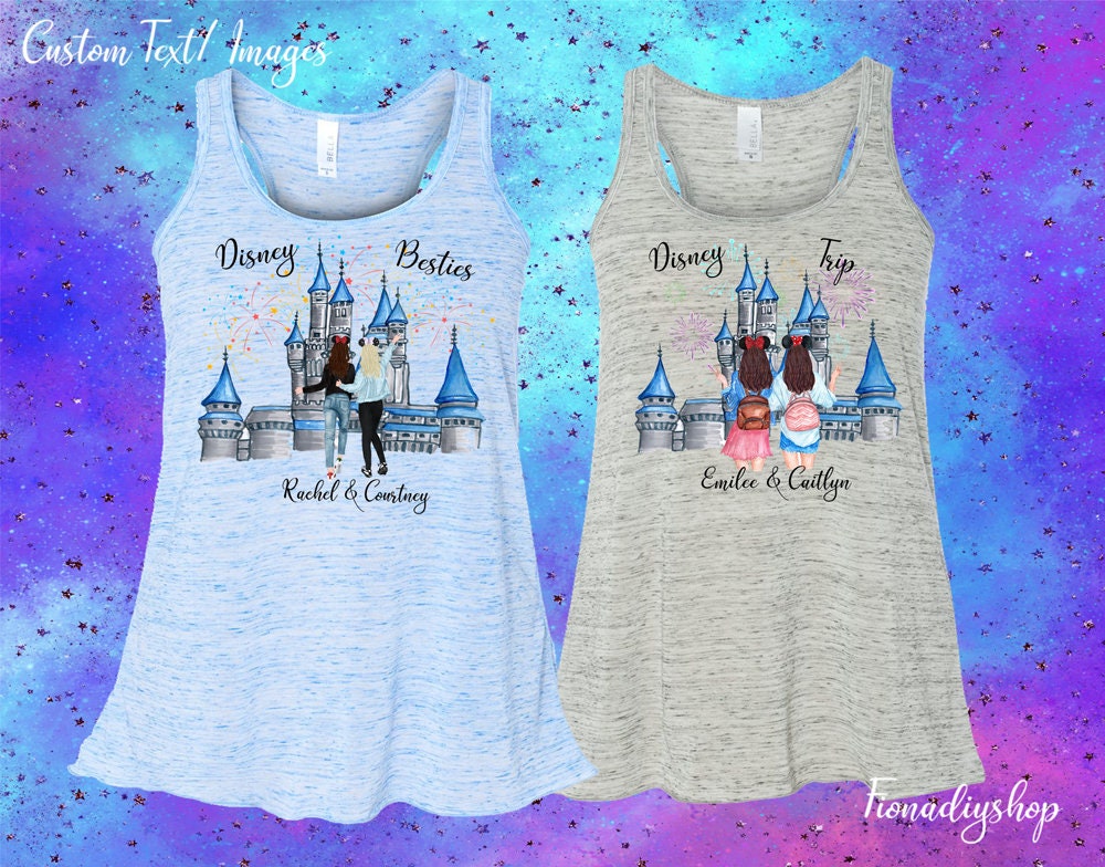 Besties Tshirts, Bestie Tank Castle Tshirt, Disney Best Friends Shirt ...