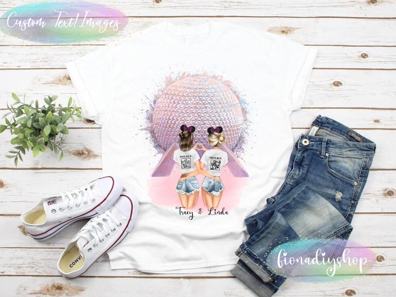 Disney Best Friends Shirt Bff Disney Shirts Besties Tshirts | Etsy
