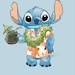 Stitch Hawaiian Clipart,stitch Png,digital,clipart,sublimation Design ...