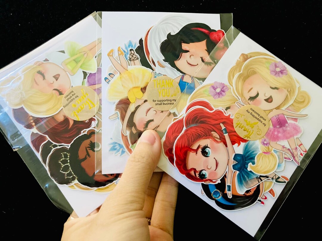 Disney Princesses Sticker Custom Disney Sticker Make Your Own Sticker ...