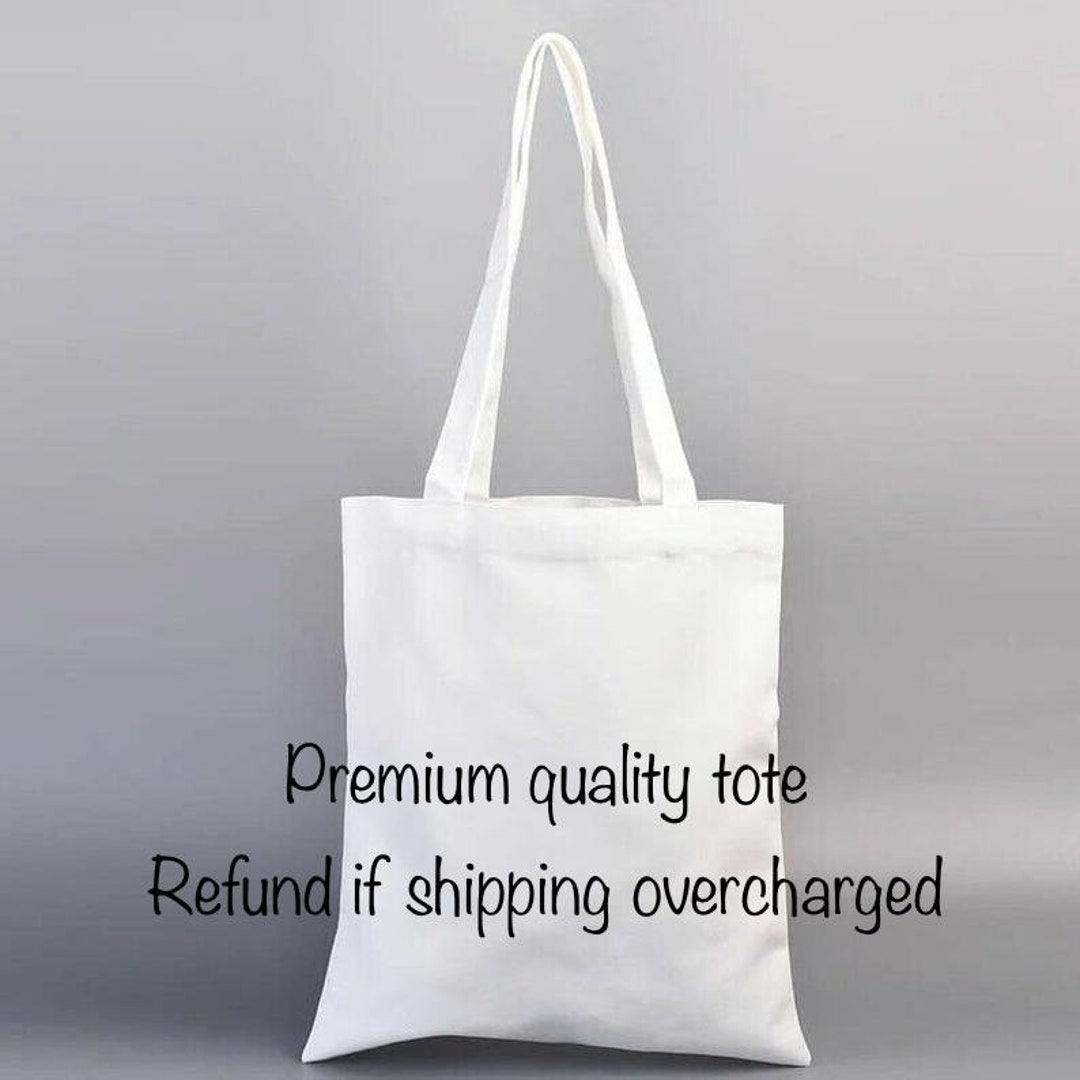 100% Polyester Sublimation Blank Tote Bag Handmade Project Multiple ...
