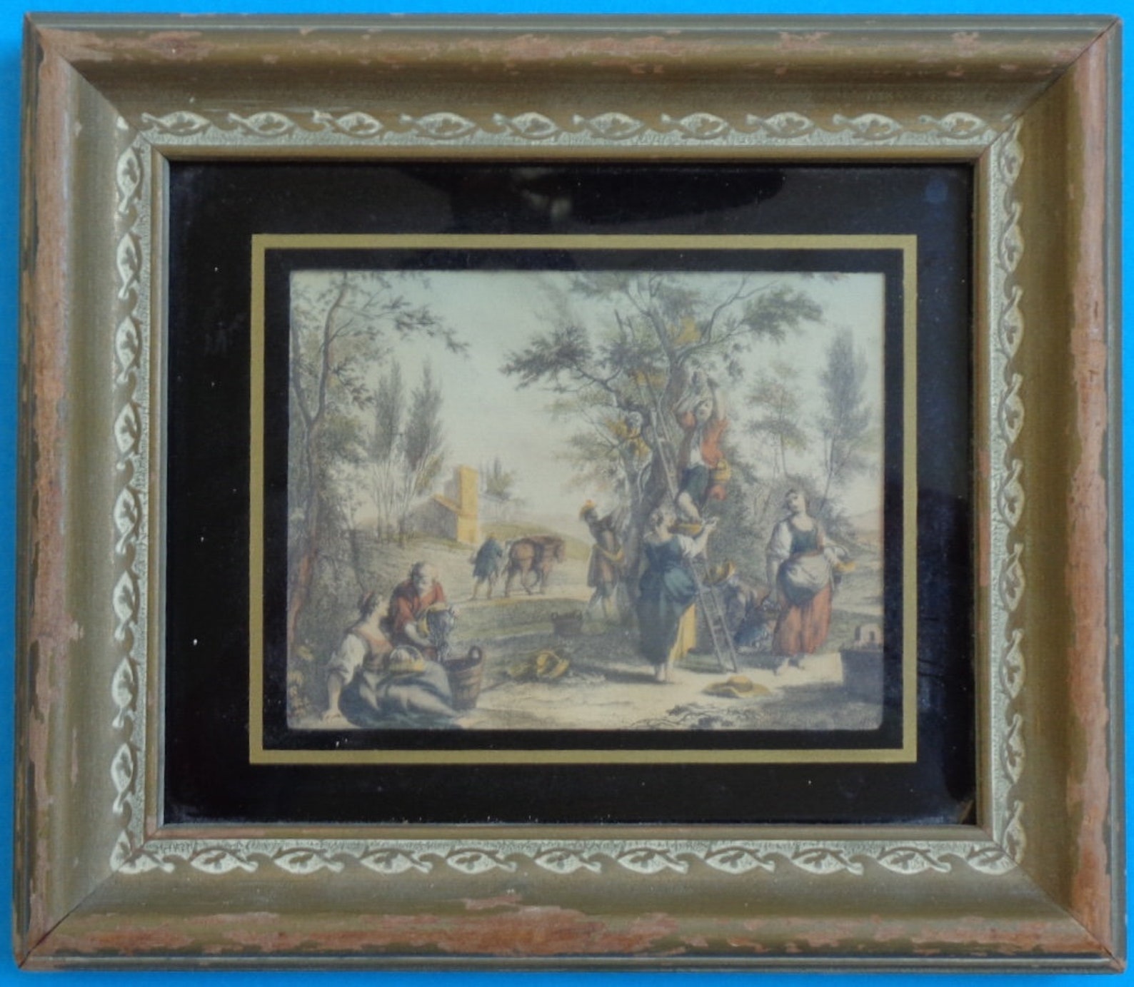 Engravure by Bertolozzi S-32 July Gathering Grapes C & A Richards ...