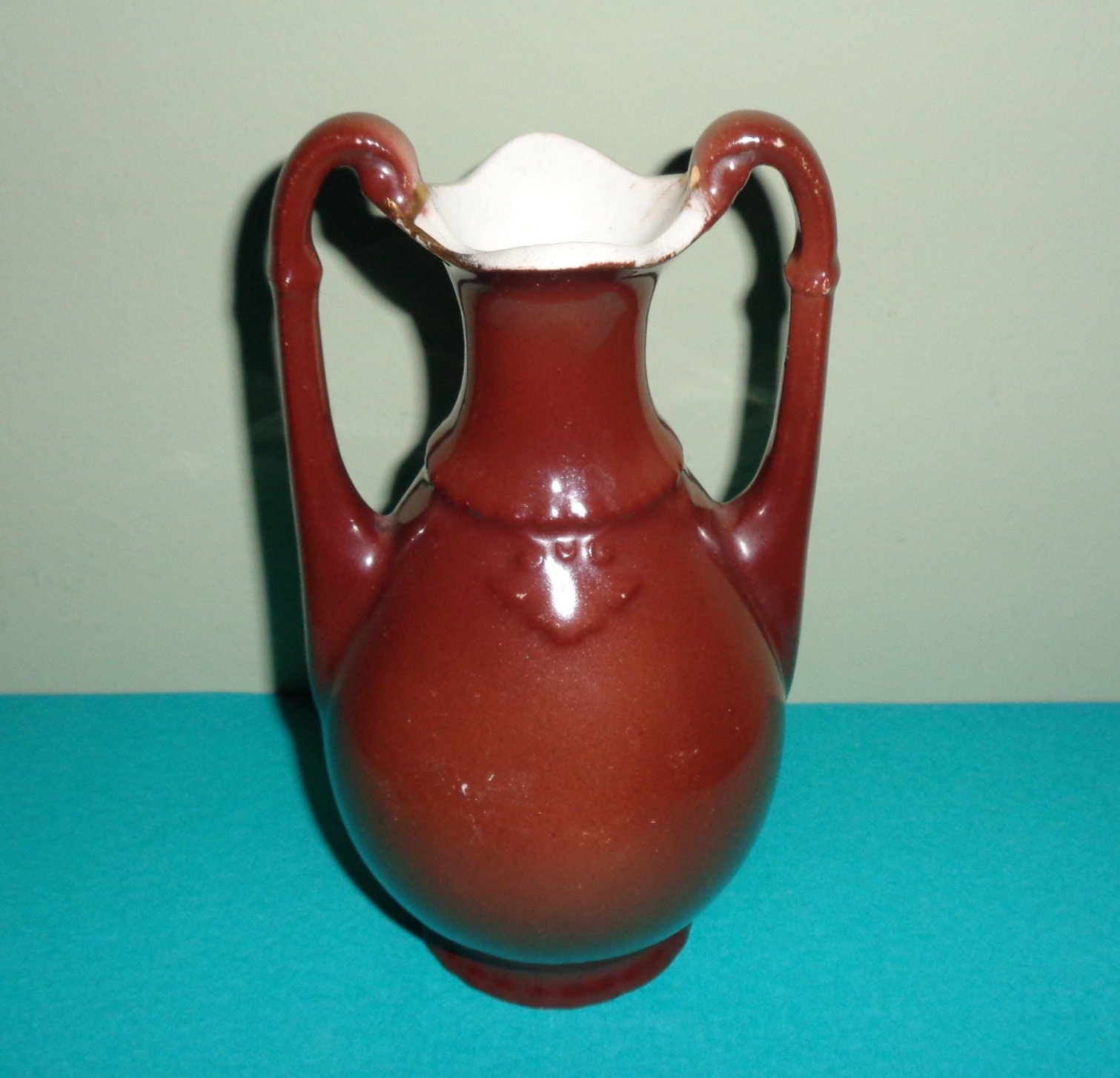 Beautiful Antique Portrait Vase Made in Austria Pretty Woman European ...