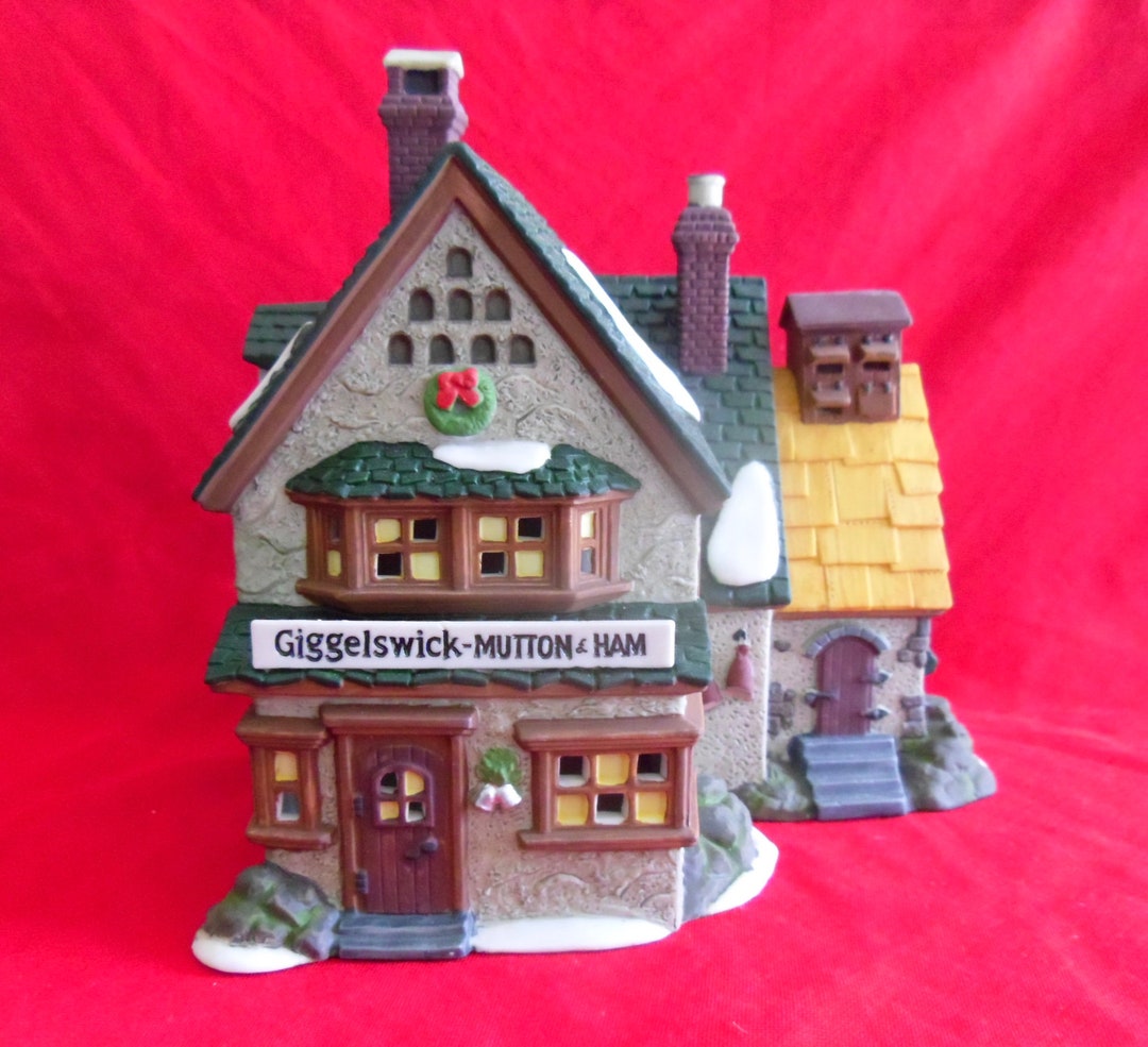Original Lighted Dickens' Village Series Retired "giggelswick Mutton ...