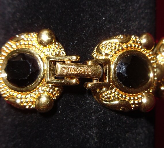 Awesome Classic 1980's Signed Nina Ricci Heavy Gold T… - Gem