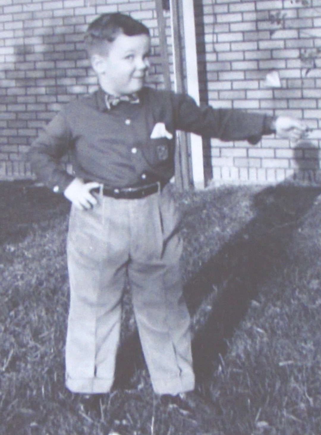 Cute 1940's Handsome Little Devil Boy Snapshot Photo - Etsy