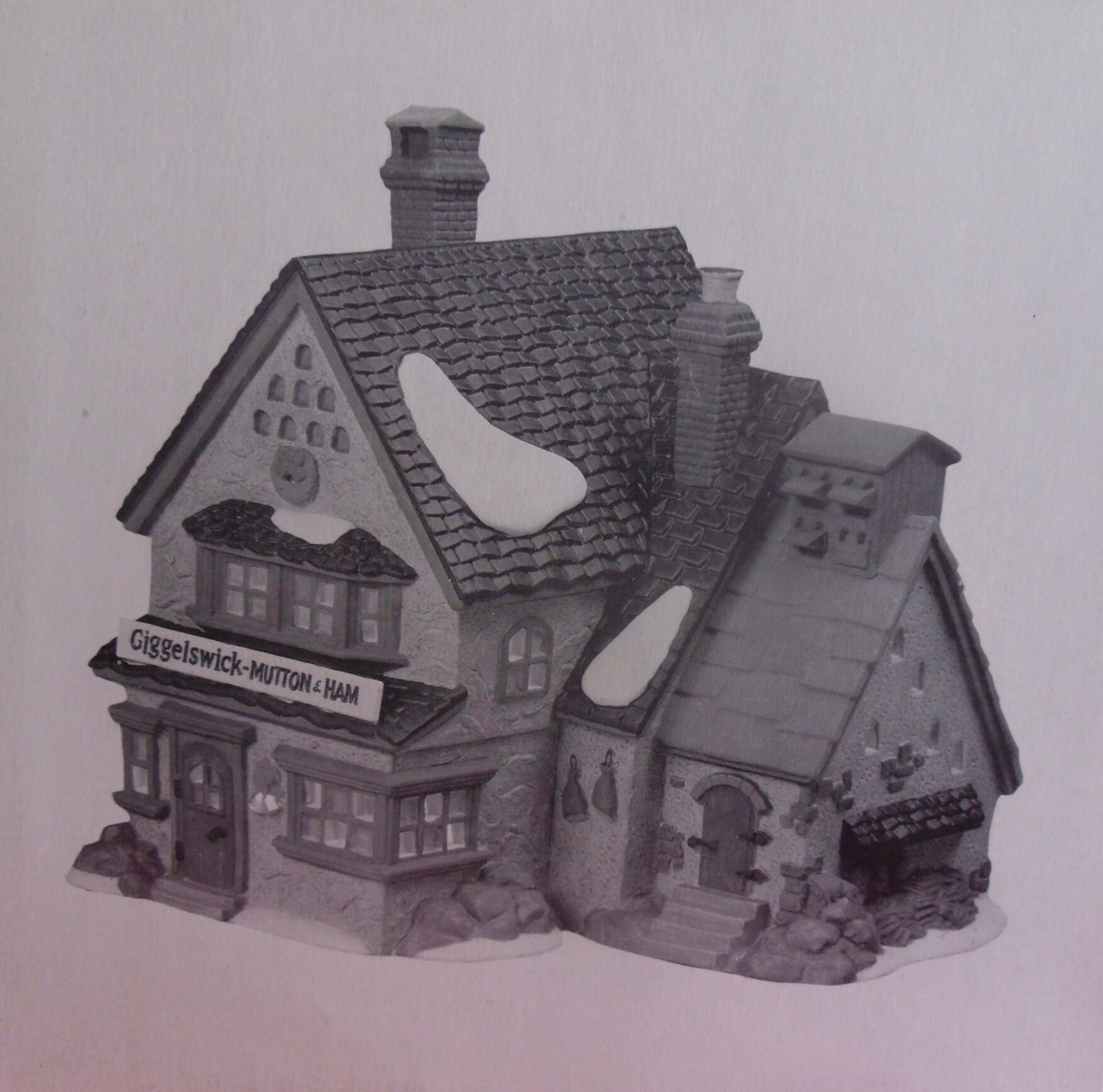 Original Lighted Dickens' Village Series Retired "giggelswick Mutton ...