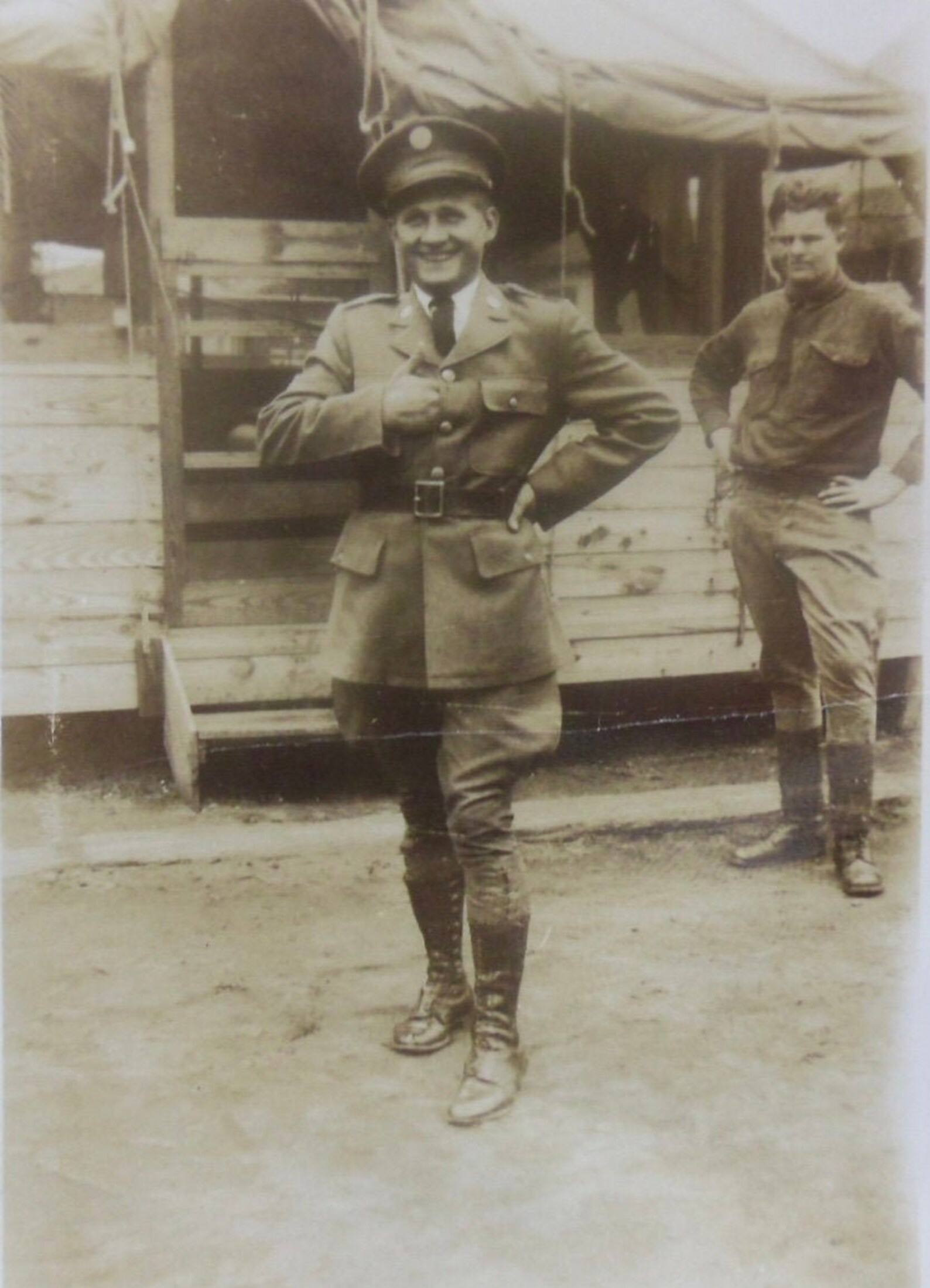 Looking Good - Original 1910's WW I Era US Army Officer Strikes A Pose ...