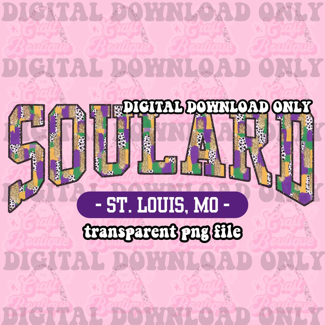 Soulard STL Saint Louis Missouri Brushstroke Dalmatian PNG Transparent ...