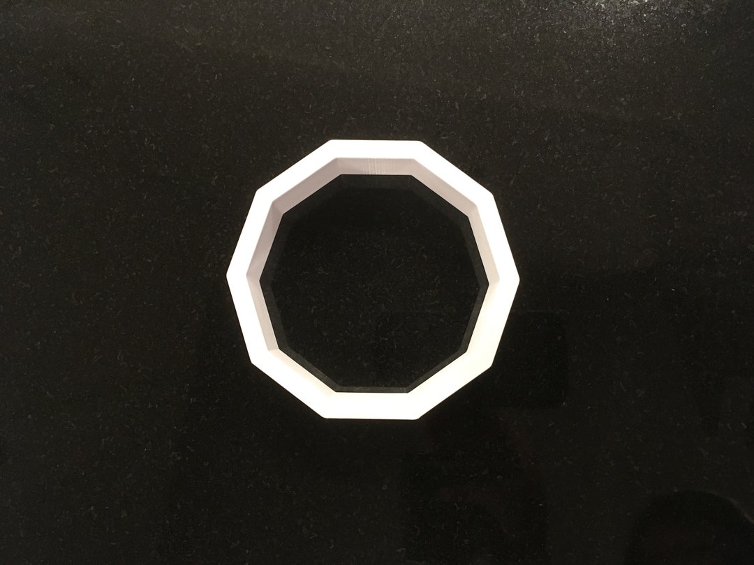 Decagon Cookie Cutter - Ten Sided Shape - Etsy