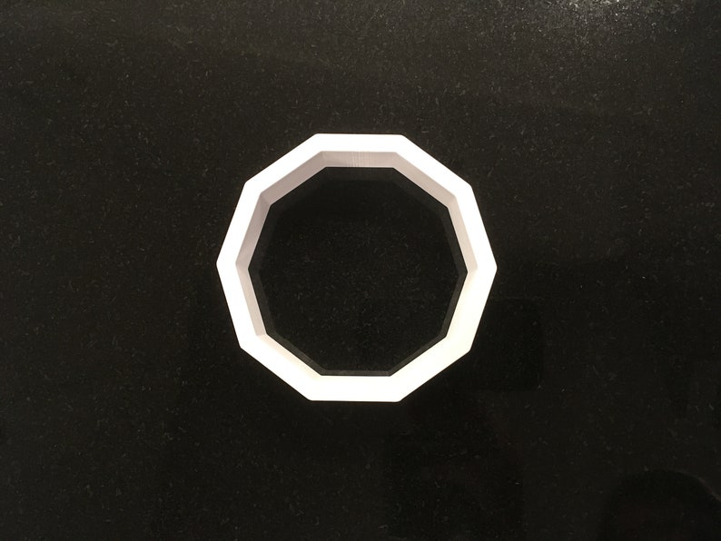 Decagon Cookie Cutter Ten Sided Shape - Etsy