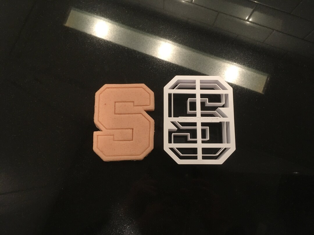 Officially Licensed Michigan State Block "s" Cookie Cutter - Etsy