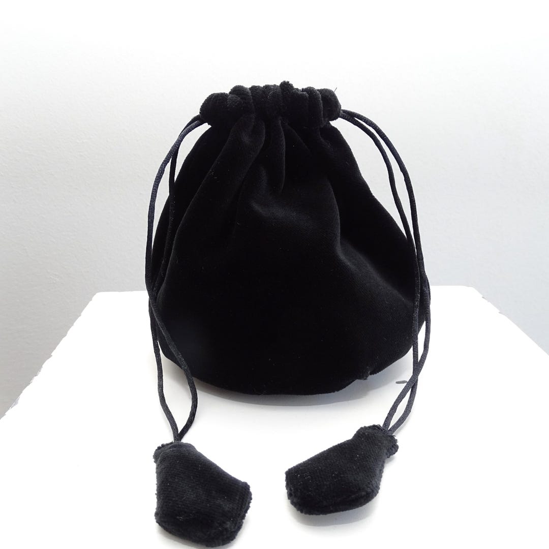 Black Velvet Pouch, Dice Pouch, Marble Pouch, Role-playing Game LARP ...