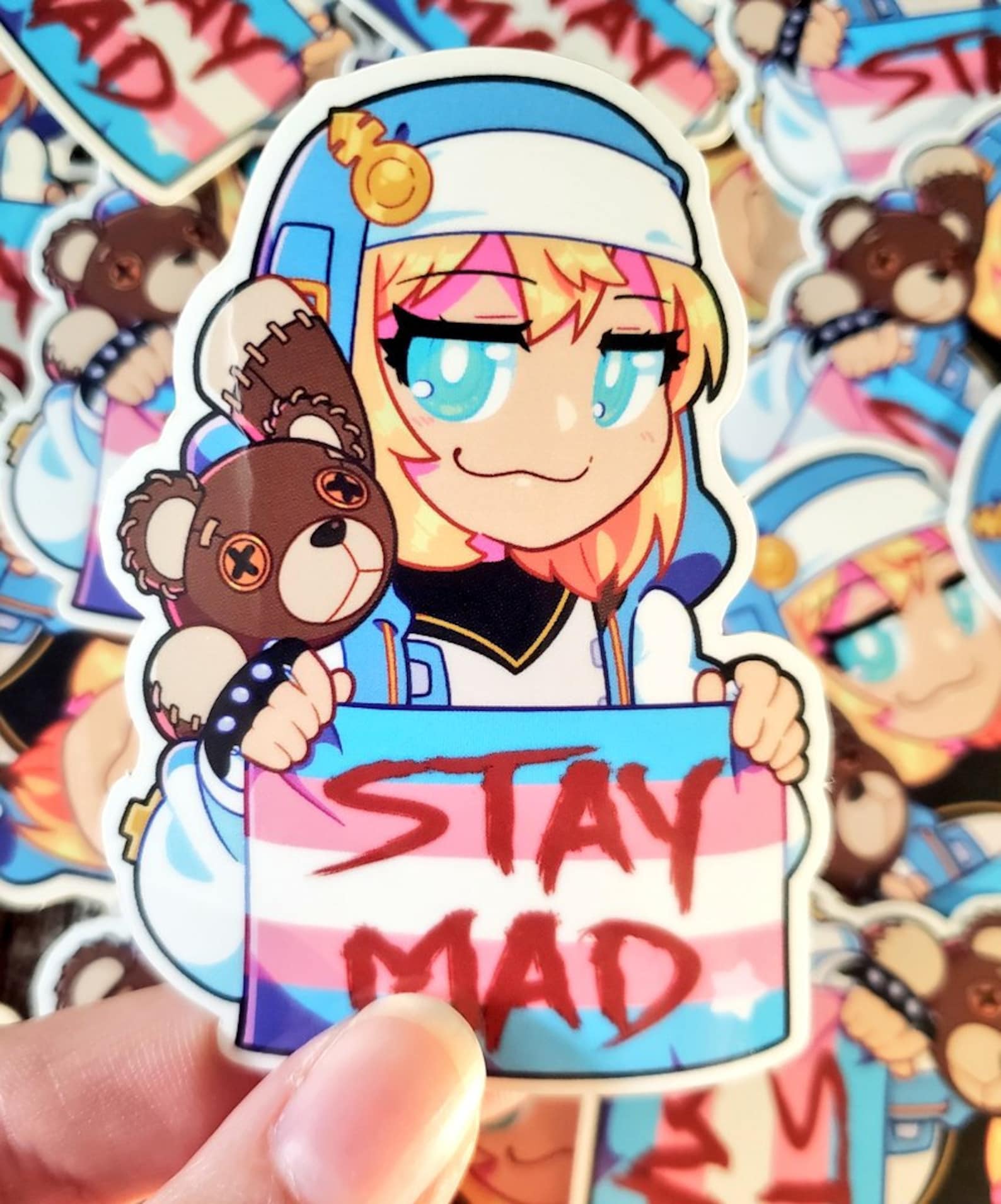 Pride Bridget GUILTY GEAR STRIVE Stickers - Etsy