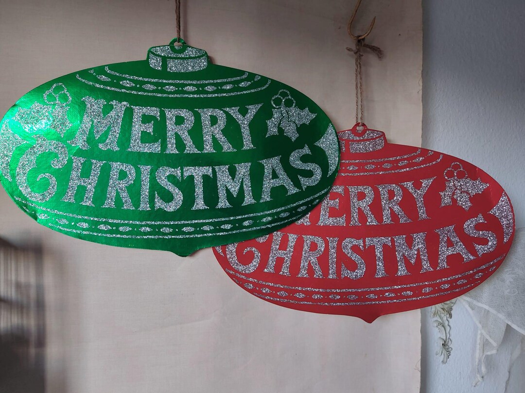 Decorative Vintage Cardboard Elements for Christmas, Christmas Tree ...