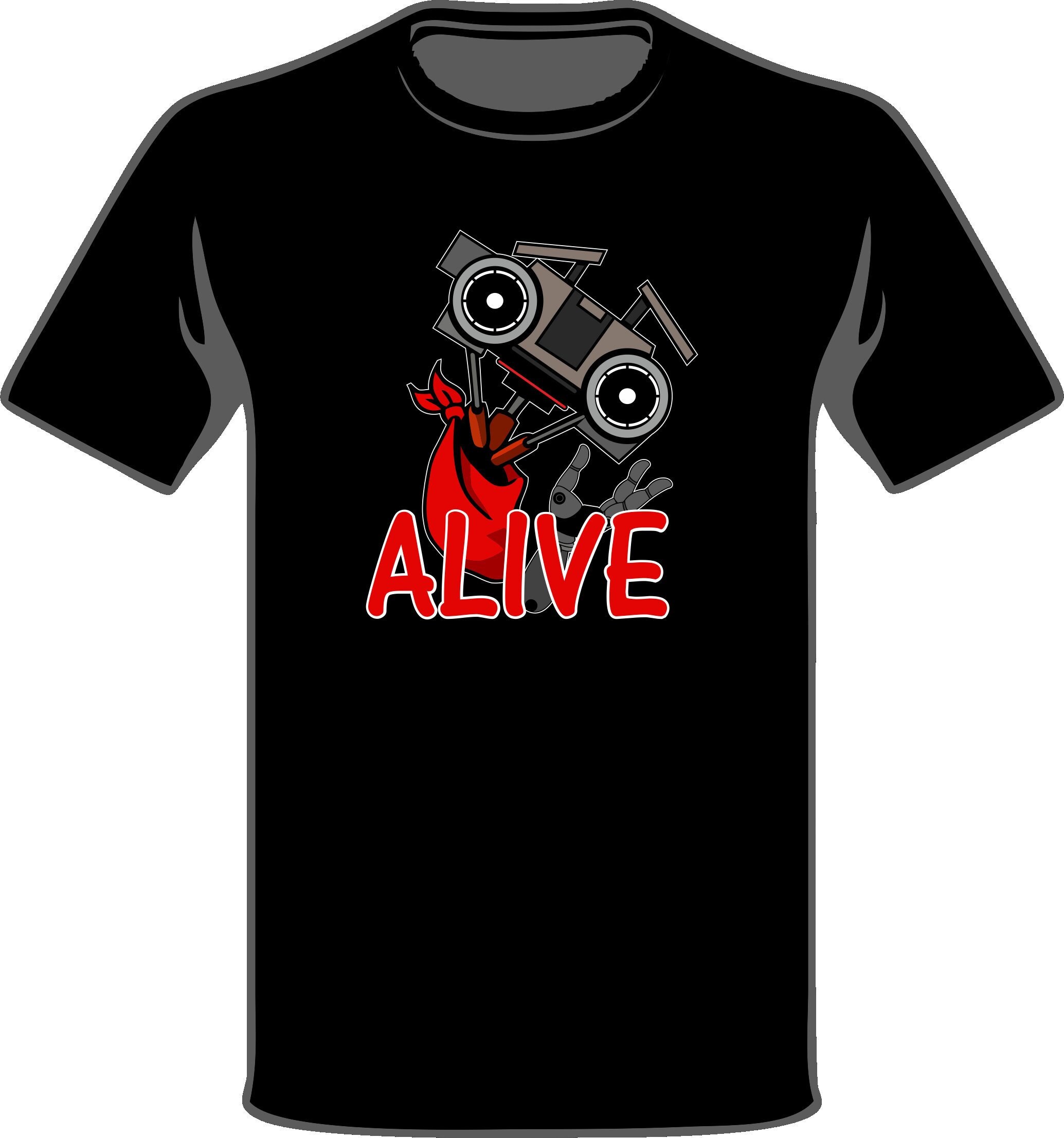 Johnny 5 Alive Short Circuit Inspired Printed T-shirt on a - Etsy UK