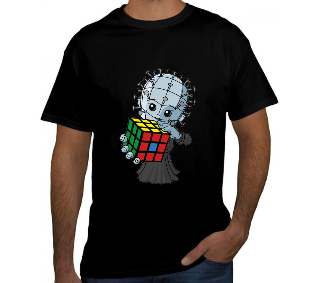 Pinhead From Hell-raiser Inspired T-shirt, Features a Cute Pinhead ...