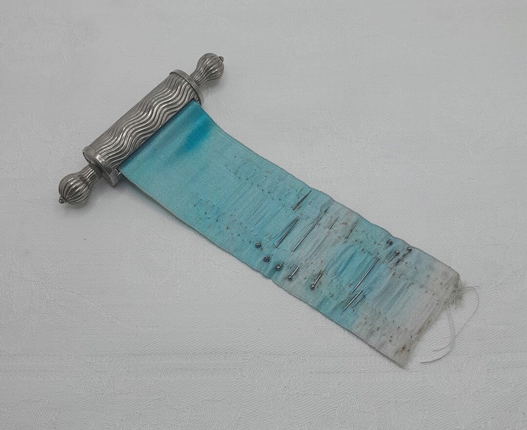 Victorian Needle and Pin Roll in Shape of Scroll - Etsy