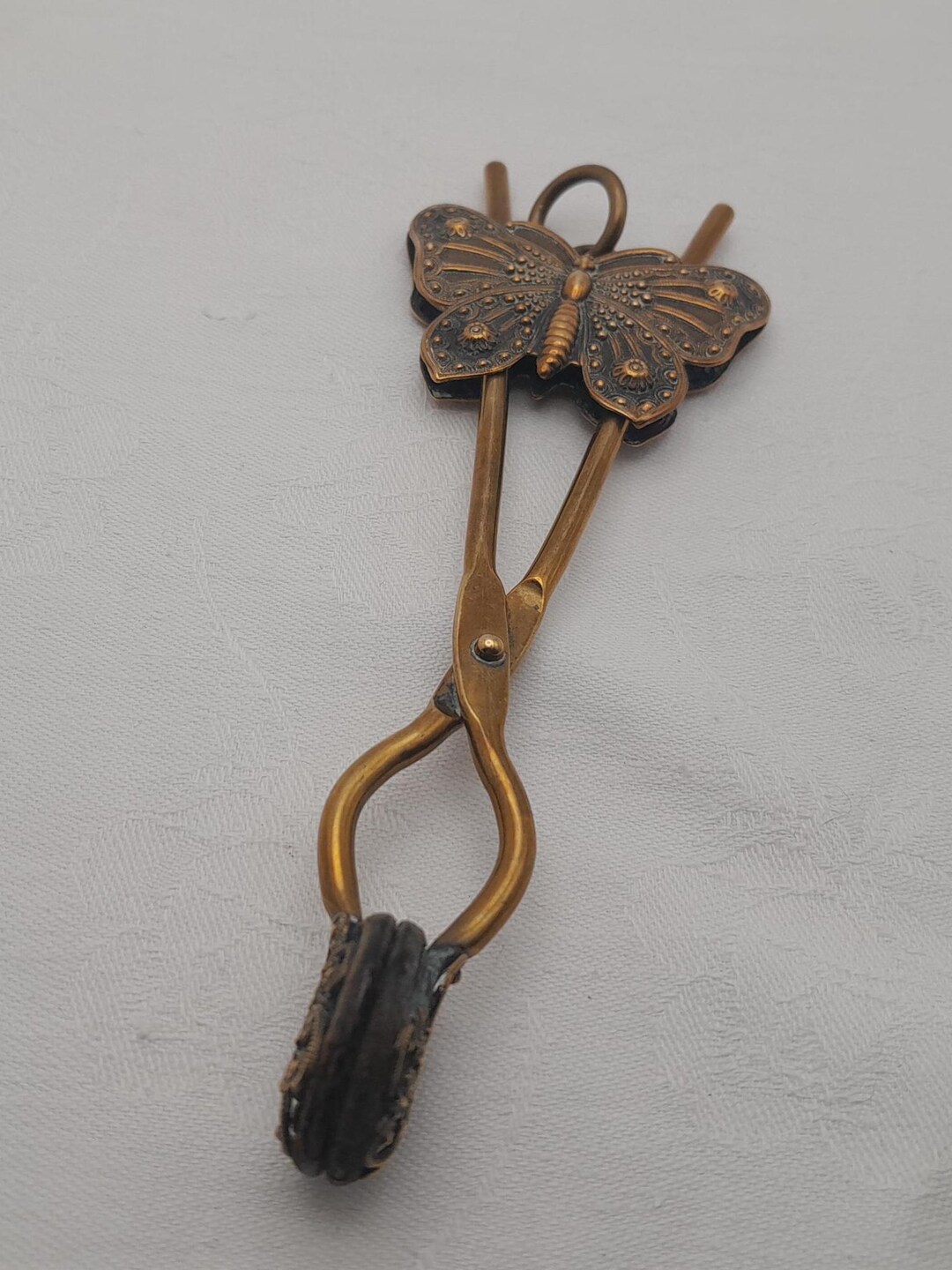 Brass Skirt Lifter or Dress Grip With Beautiful Butterfly Closure, C ...